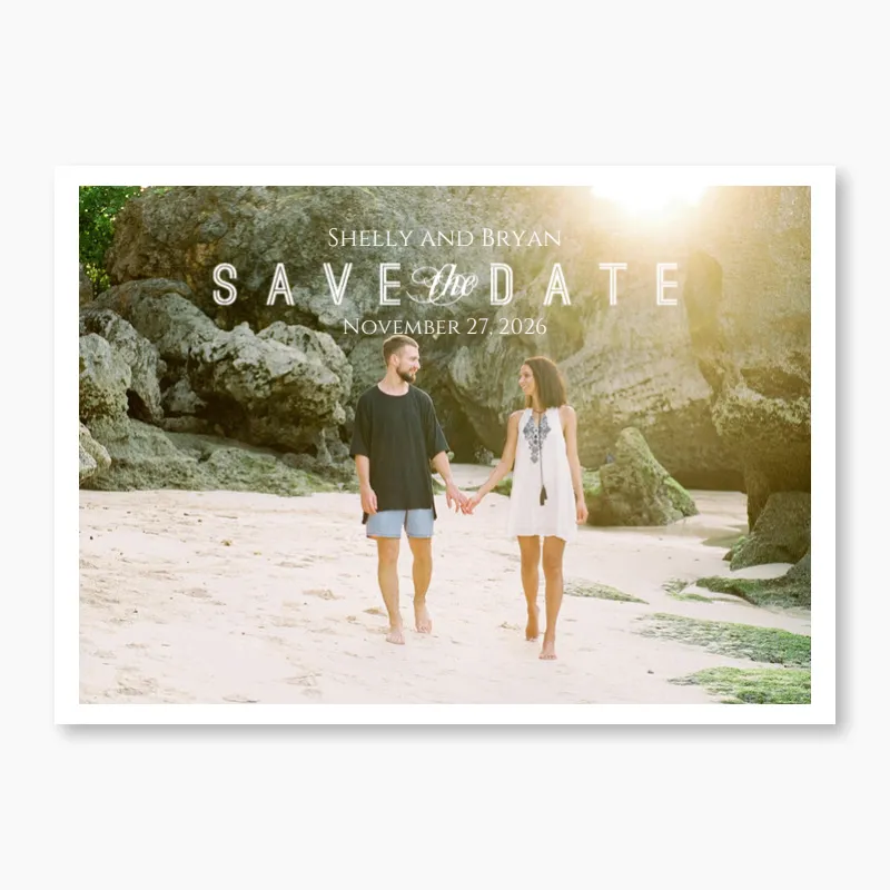 Forest Love Save The Date-L