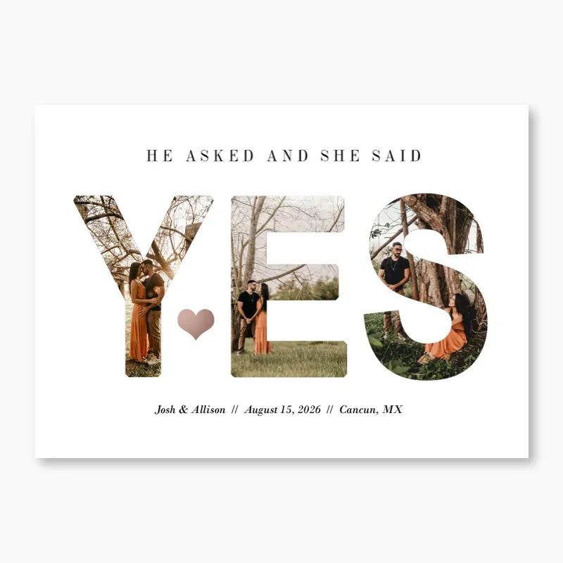 Yes Save the Date Save The Date-L